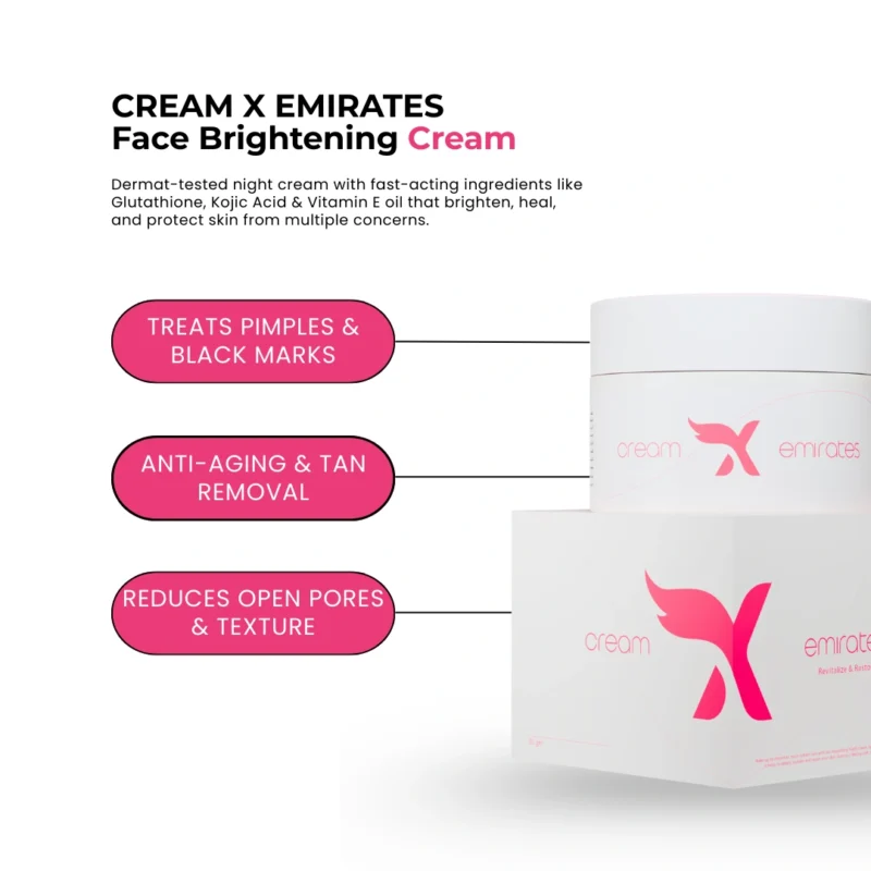 Cream X Emirates Face Whitening Cream – 100% Natural | X Emirates Skincare